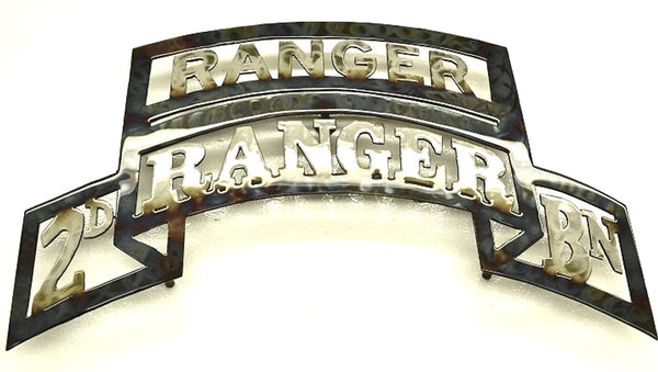 2/75 Ranger Regiment Metal Wall Art – Ranger Tab Sculpture with ...