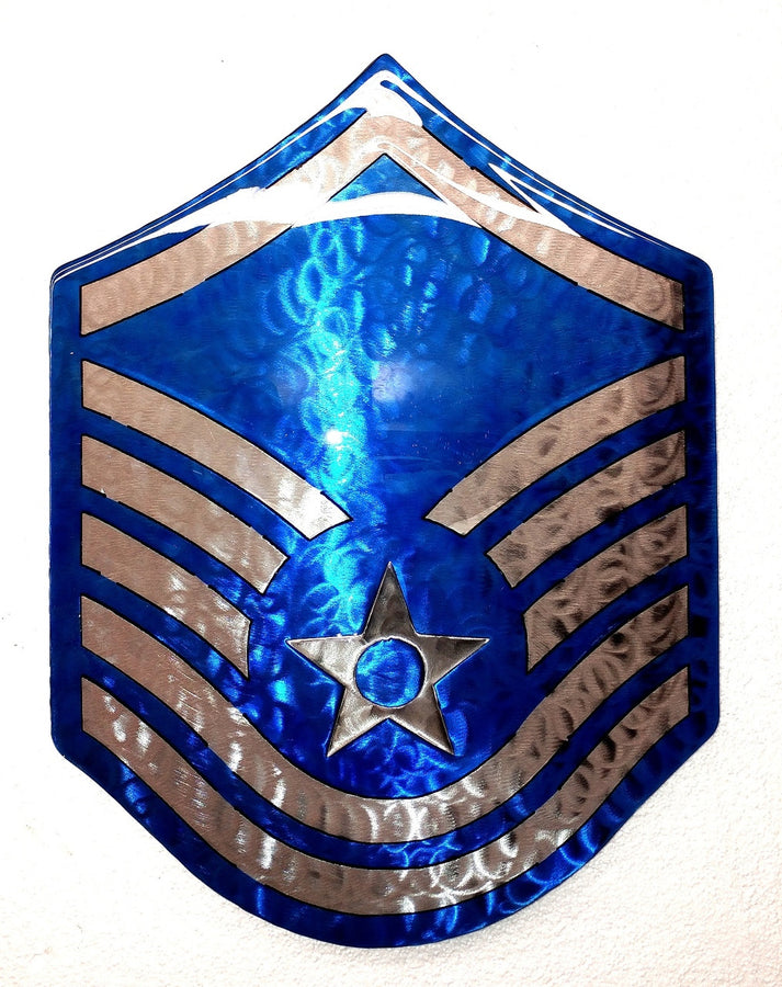 The Master Sergeant Chevron sculpture is cut from 1/8 inch steel plate ...