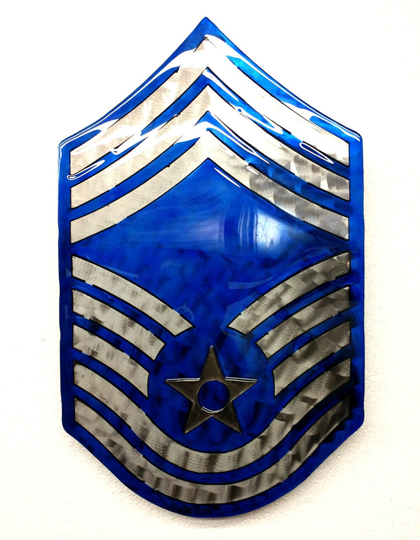 Air Force Chief Master Sergeant Chevron – Forged Steel Military Wall ...