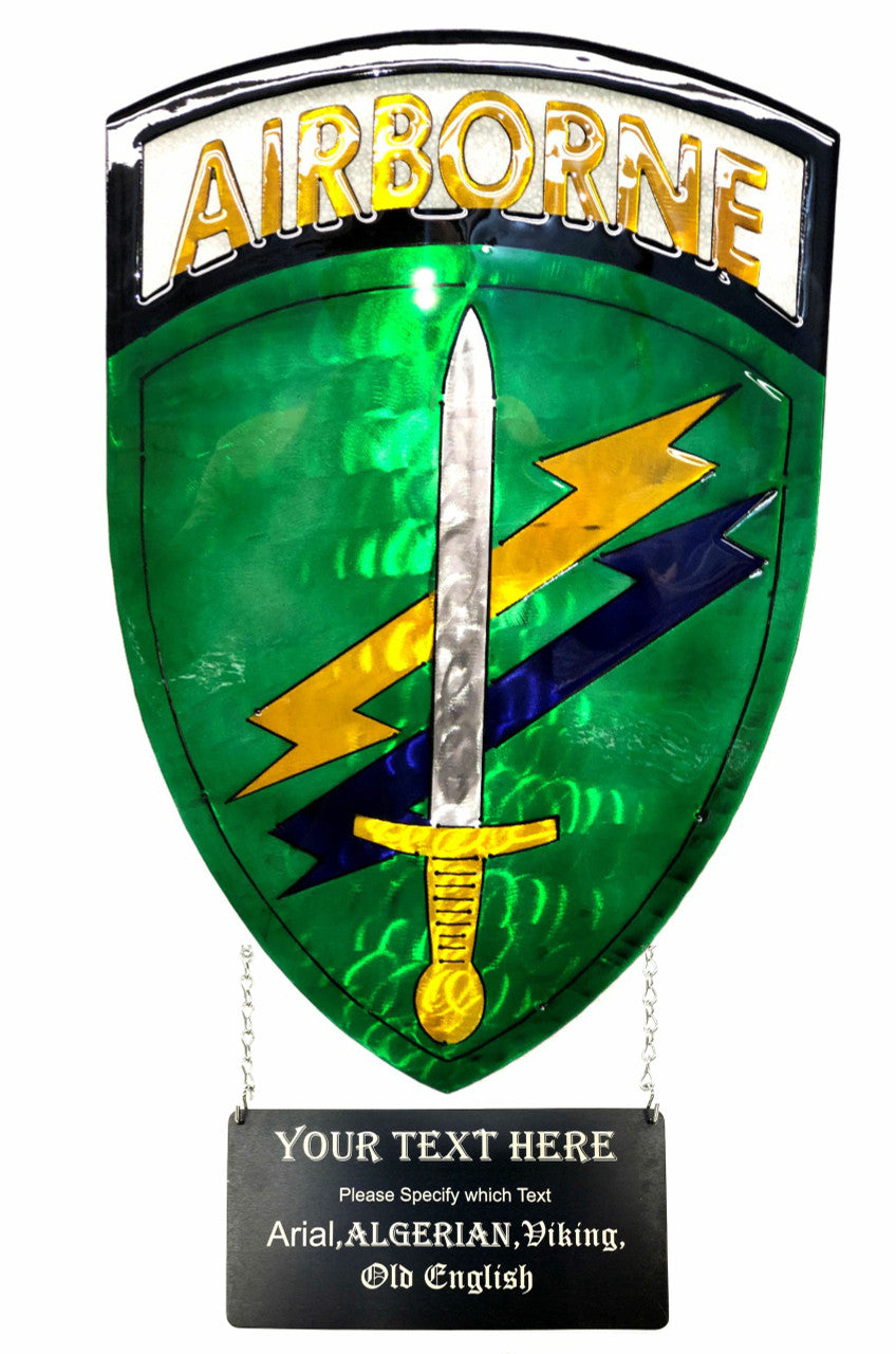 The USACAPOCA sculpture is cut from 1/8 inch steel plate and then hand ...